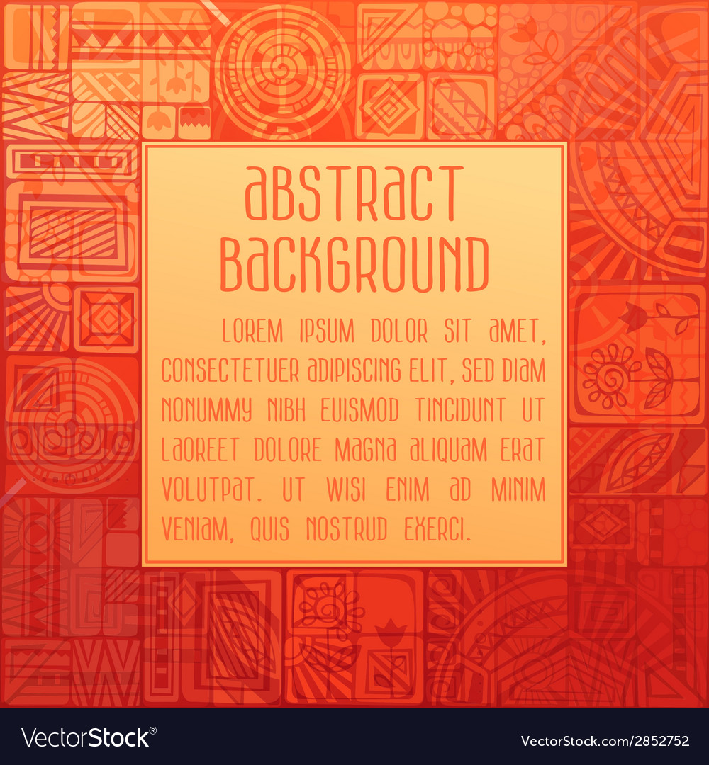 Red geometric background Royalty Free Vector Image