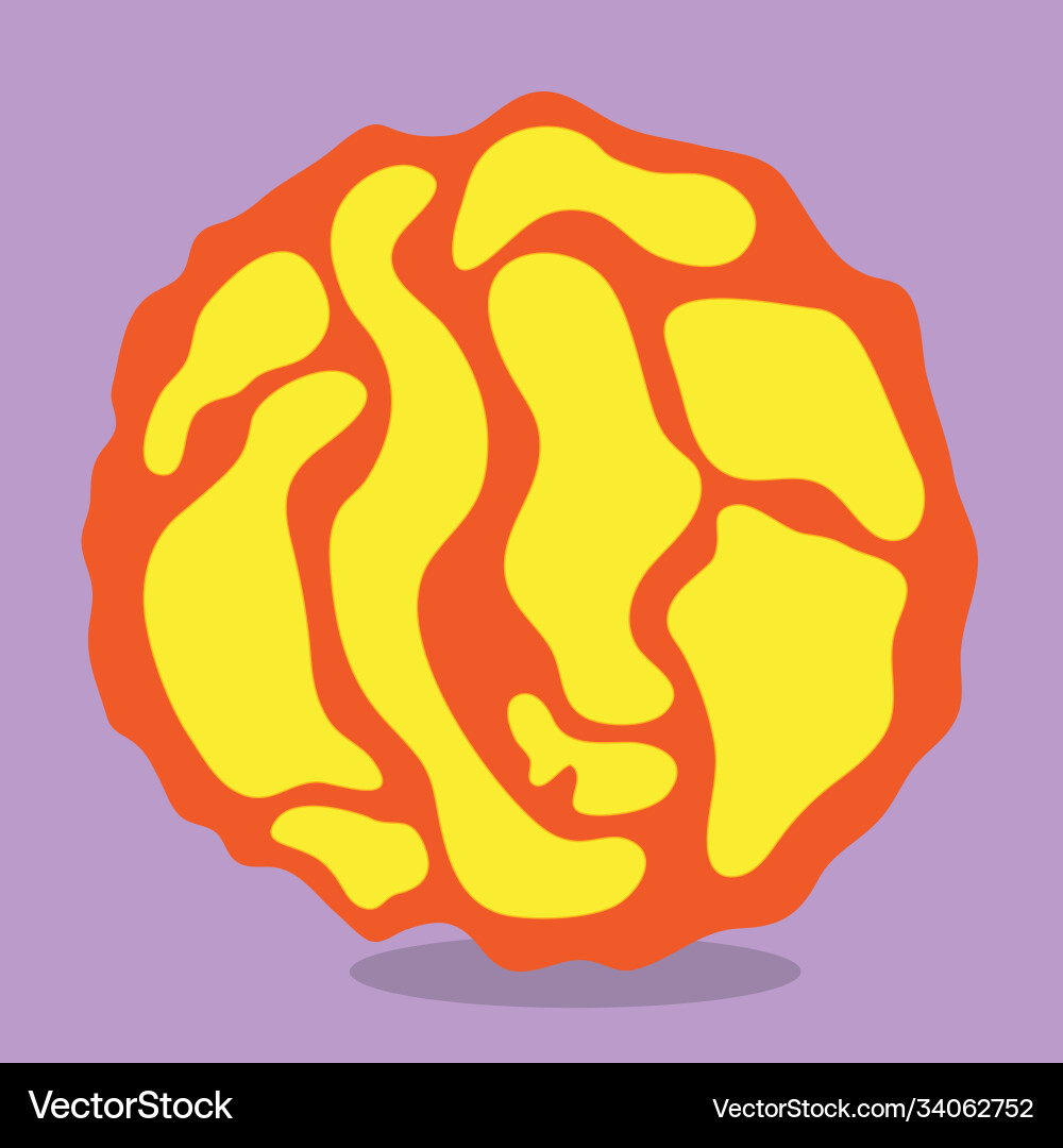 Space ball fire 08 Royalty Free Vector Image - VectorStock