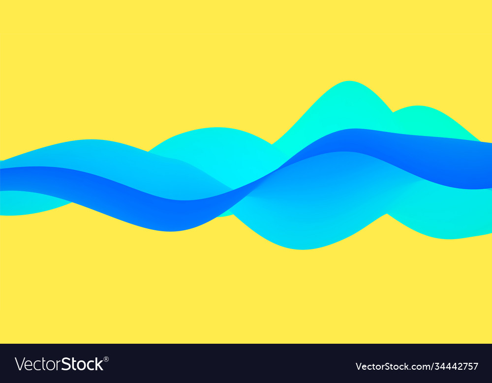 Abstract background waves dynamic Royalty Free Vector Image