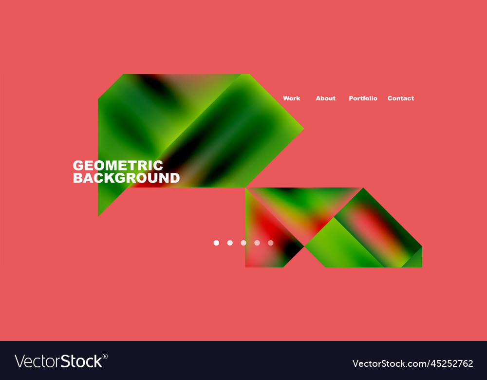 Dynamic lines triangles rectangles geometric Vector Image