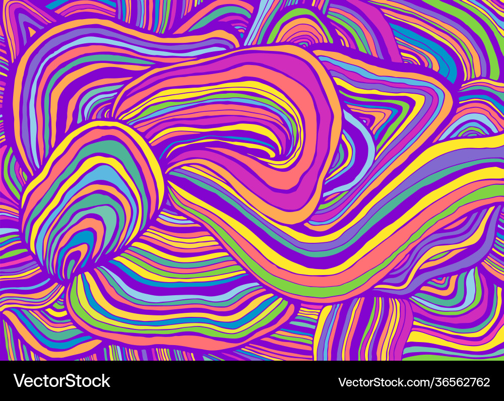 Neon pastel colorful simple abstract tabrainbow Vector Image