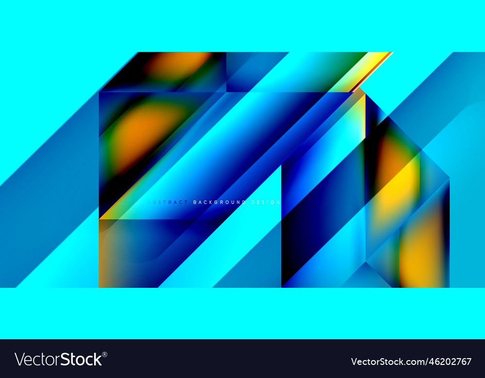 Dynamic triangle design with fluid gradient colors