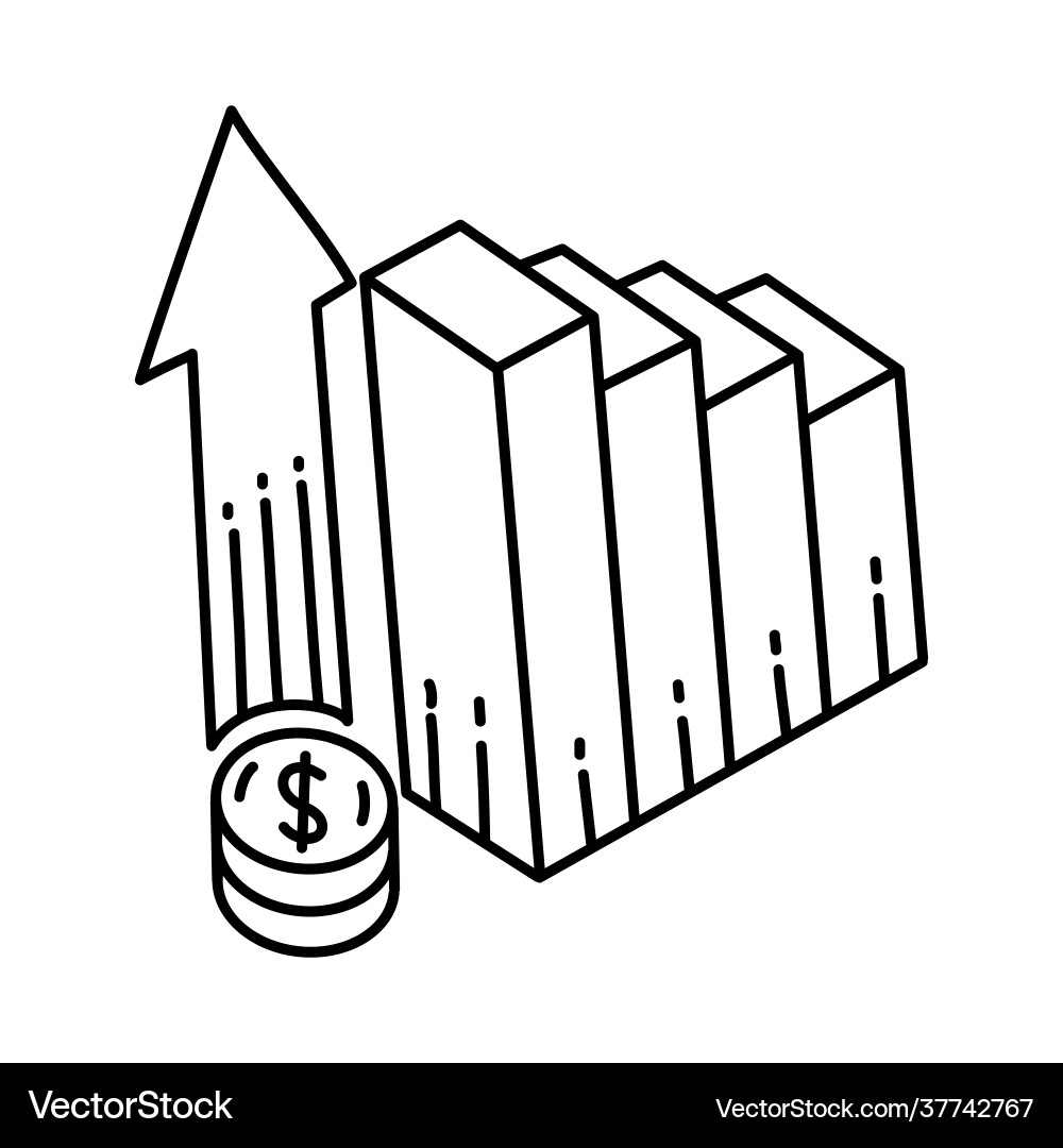 Rate icon doodle hand drawn or outline style Vector Image