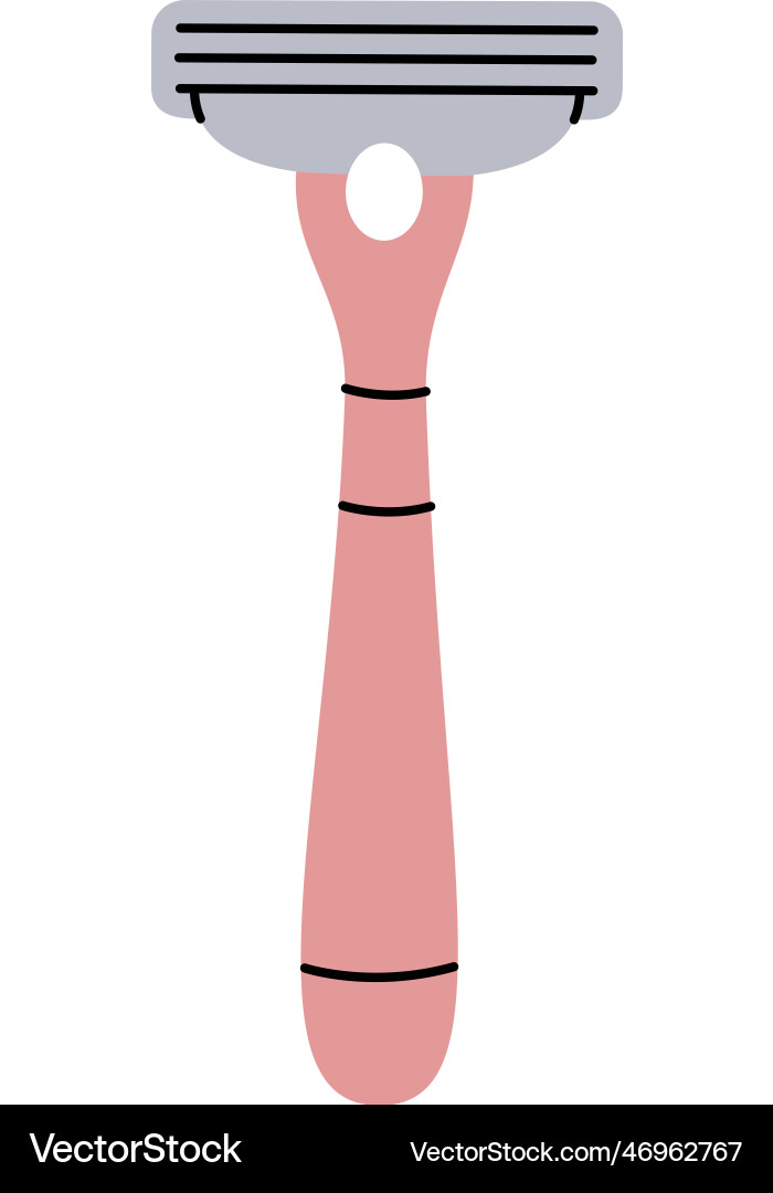 Razor safety shaver icon makeup Royalty Free Vector Image