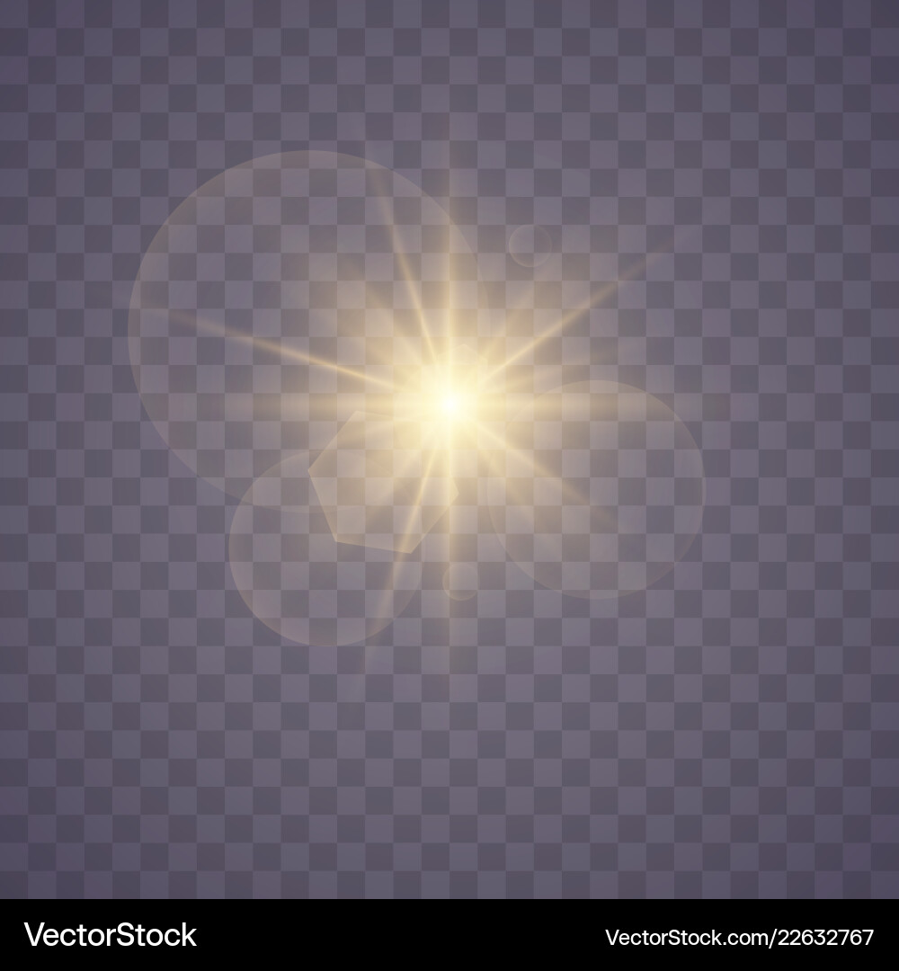 Set of glowing stars Royalty Free Vector Image