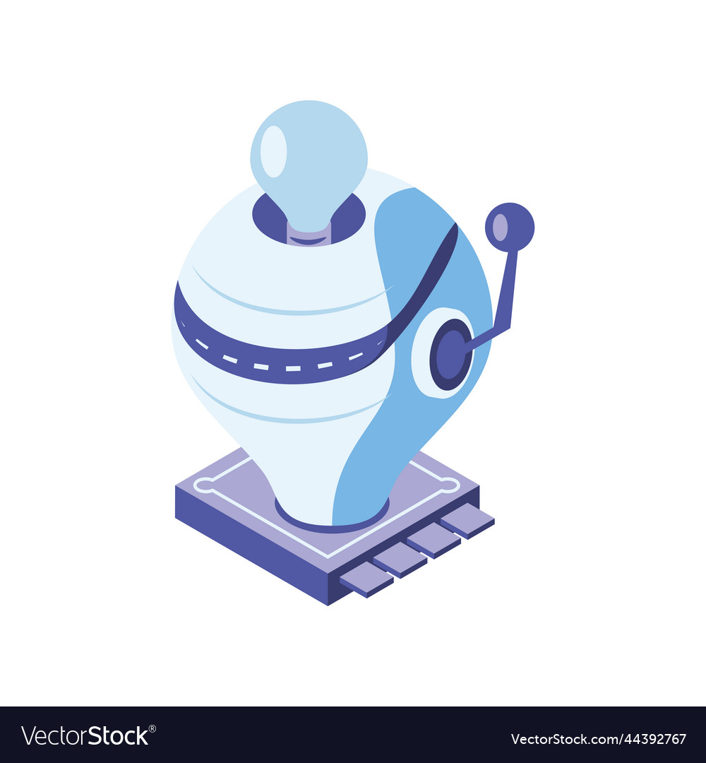 Technology intelligence solution Royalty Free Vector Image