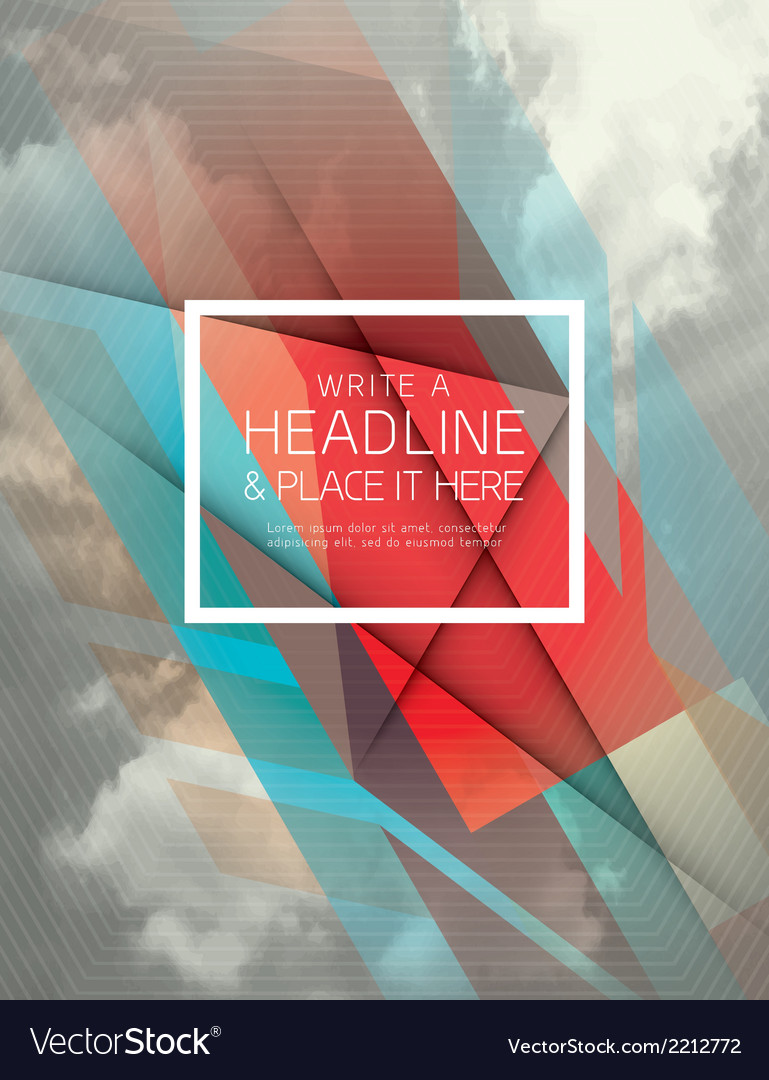 Abstract shape background design Royalty Free Vector Image