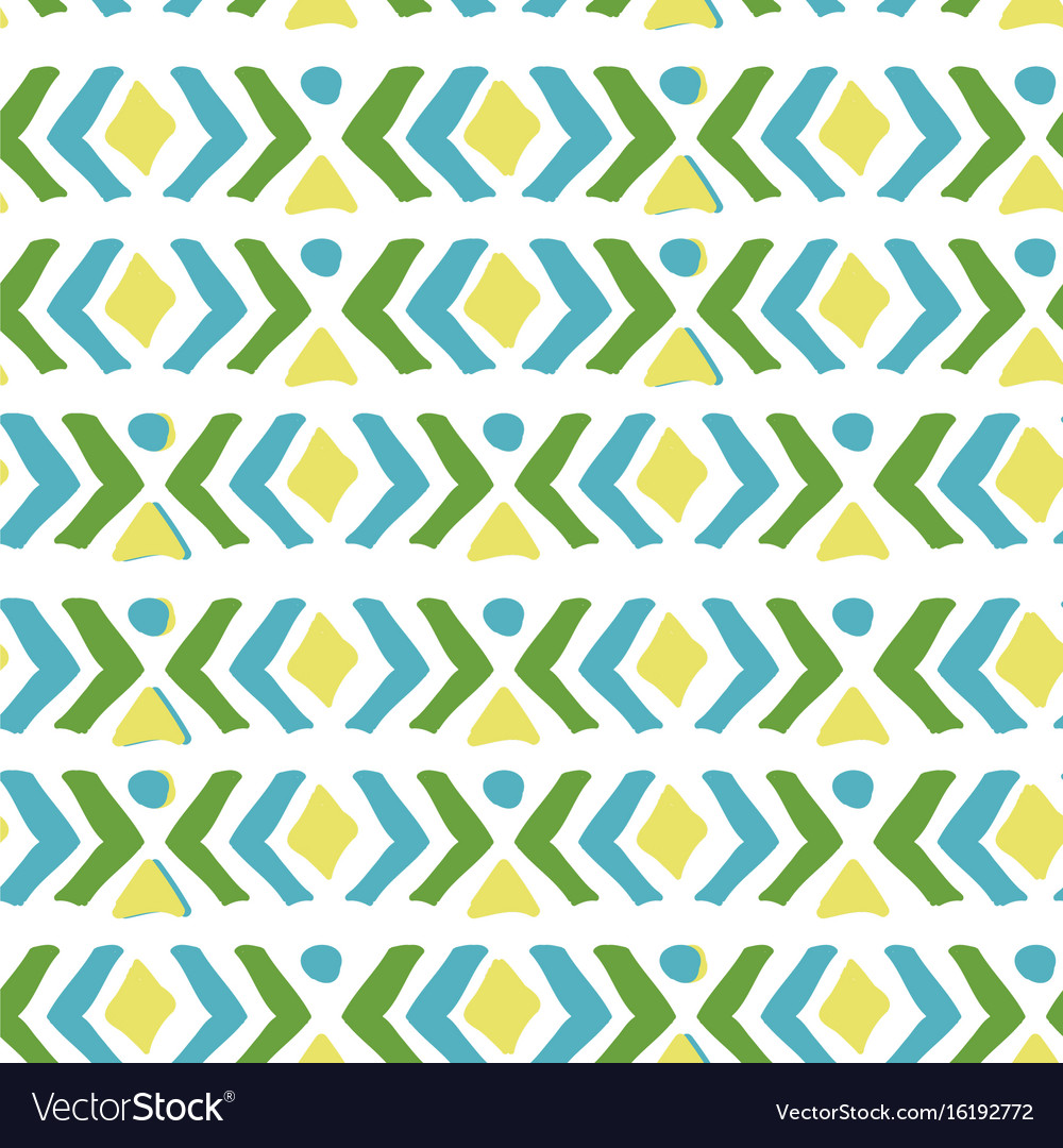 Ethnic pattern aztec geometric background Vector Image