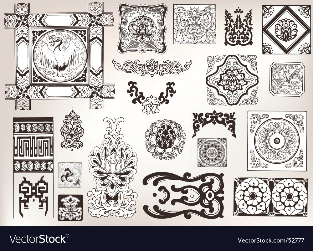 Floral vintage Royalty Free Vector Image - VectorStock