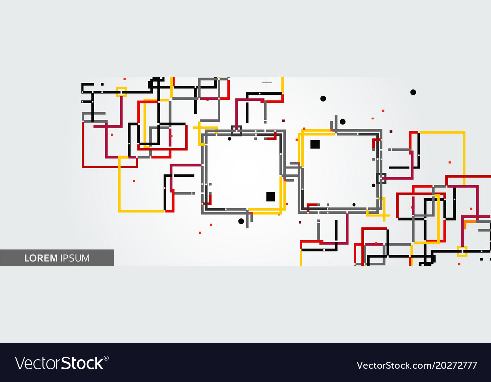 Line style geometric pattern background Royalty Free Vector
