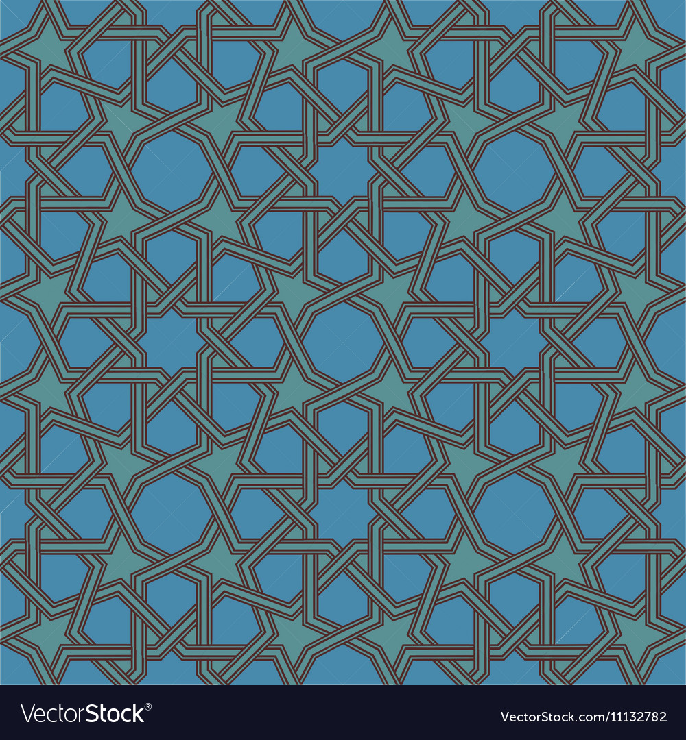 Arabic seamless pattern Royalty Free Vector Image