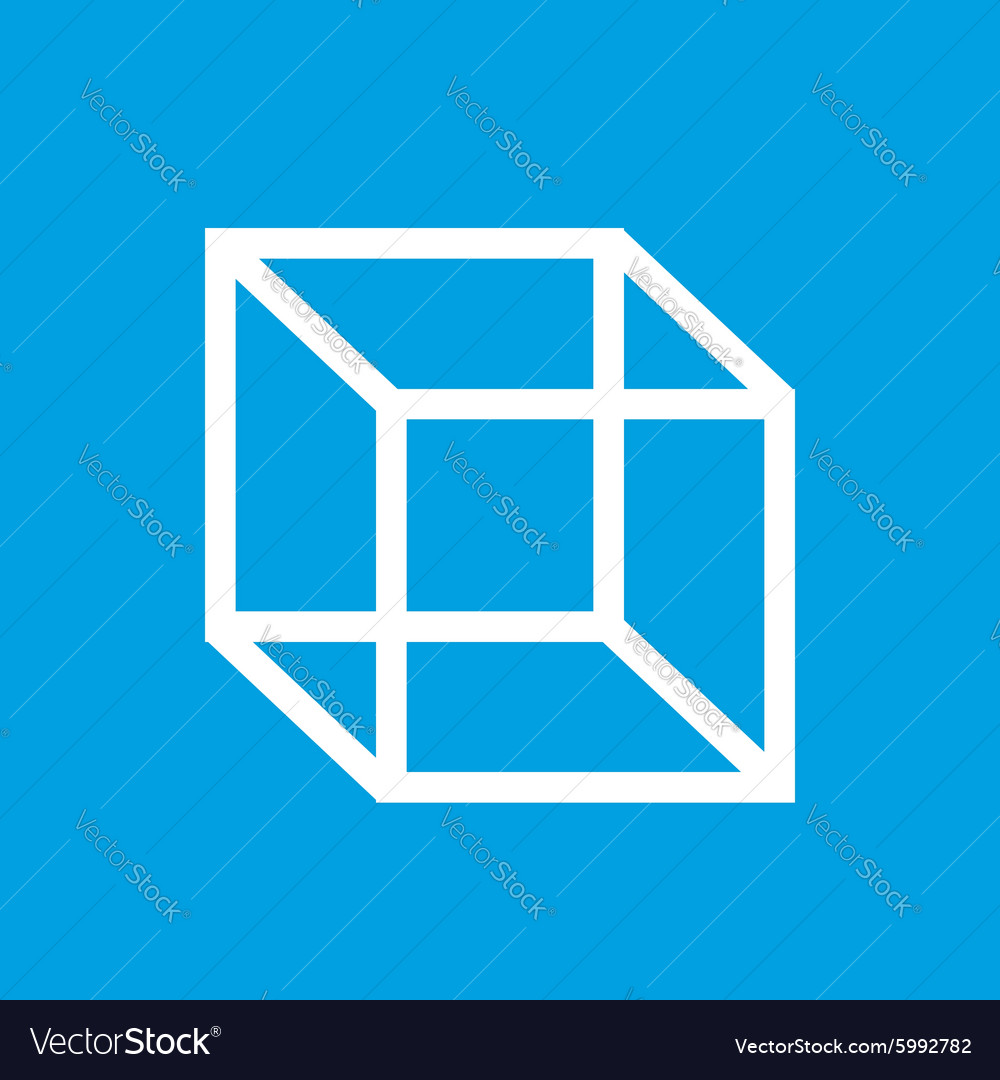 Cube icon simple Royalty Free Vector Image - VectorStock