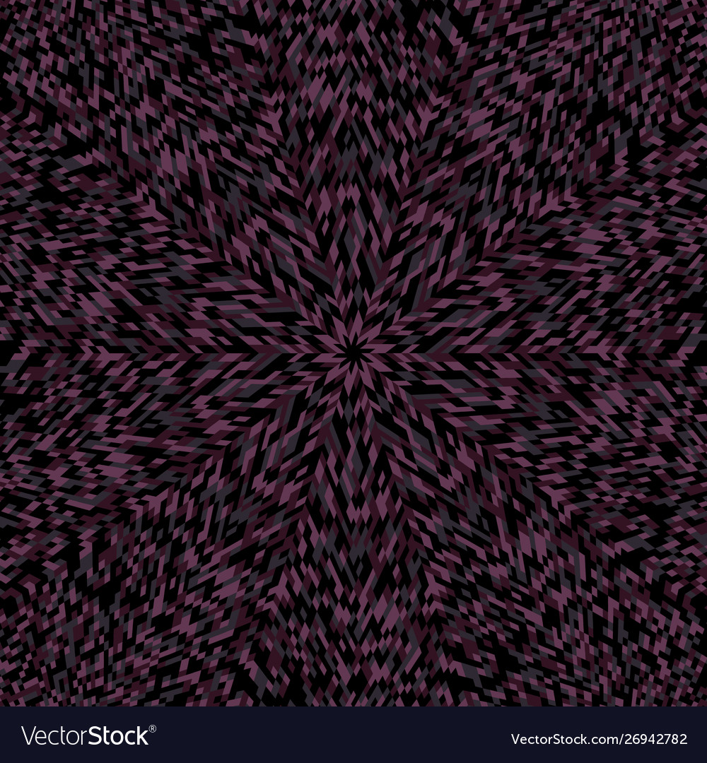 Hypnotic Abstract Round Tile Pattern Mosaic Vector Image