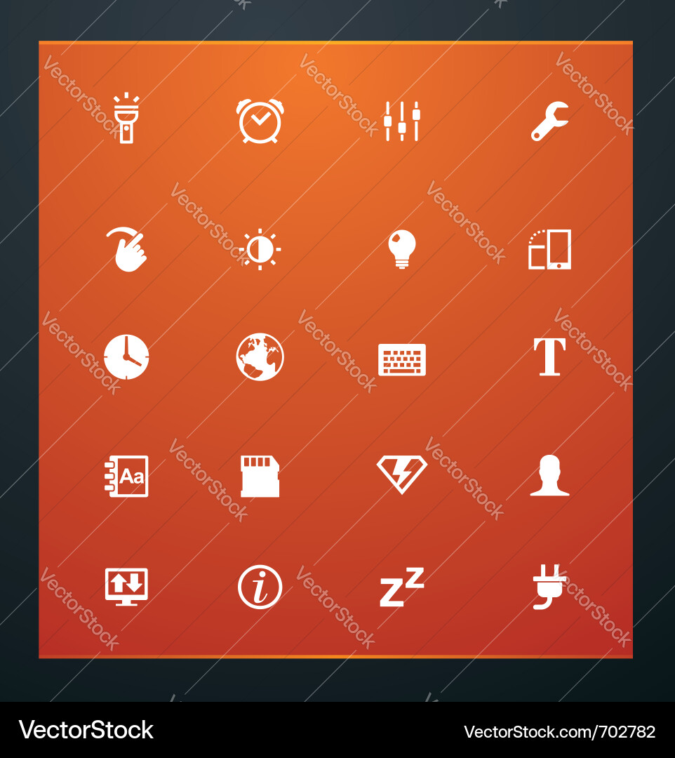 Universal glyphs 14 phone symbols 3 Royalty Free Vector