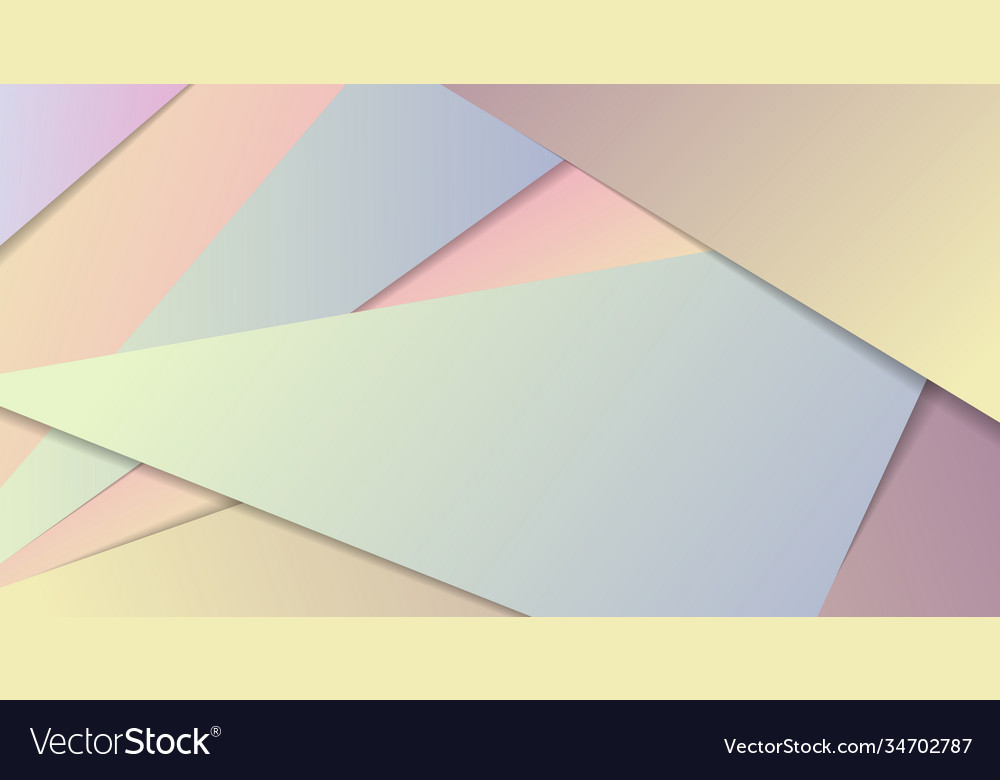 Abstract colorful gradient triangle geometric Vector Image