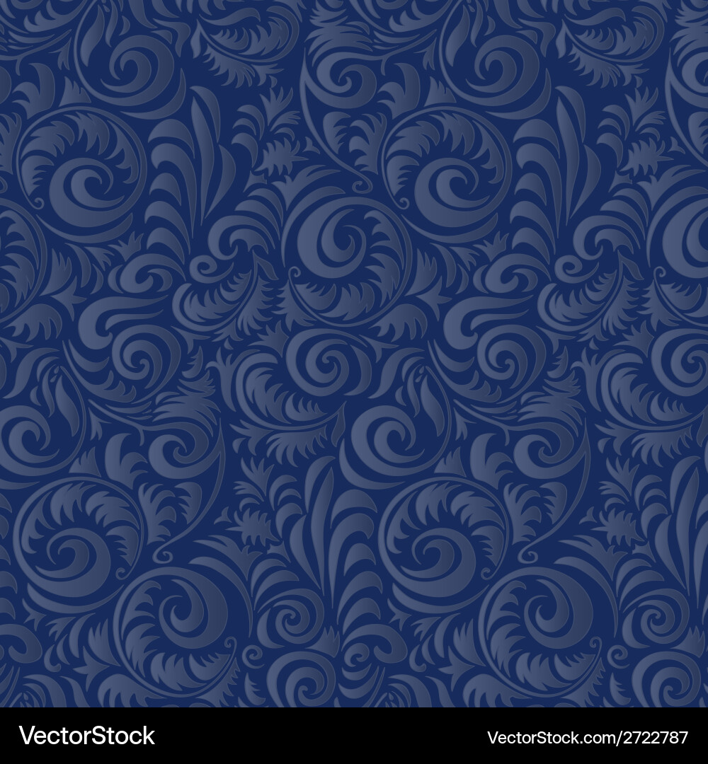 Art retro design flowers vintage pattern abstract Vector Image