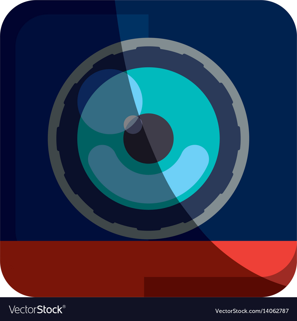 Camera shutter symbol Royalty Free Vector Image