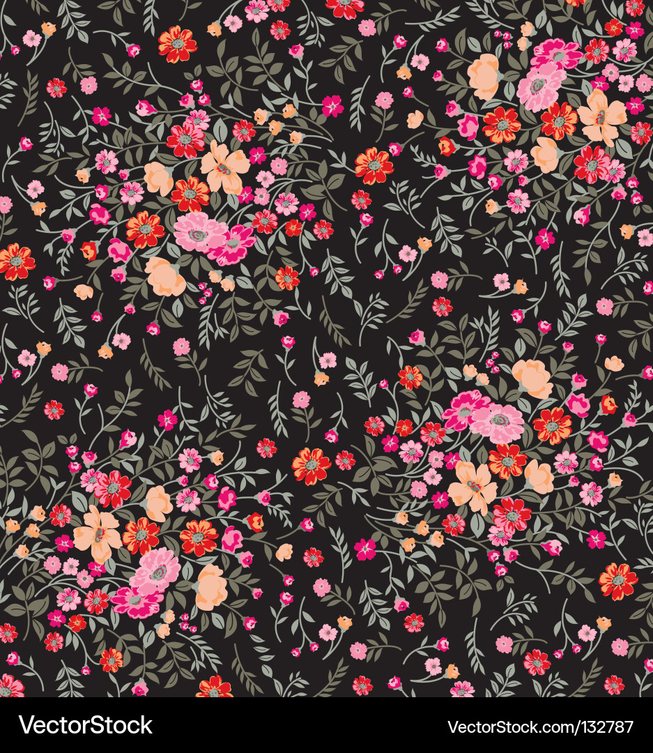 Tiny floral Royalty Free Vector Image - VectorStock
