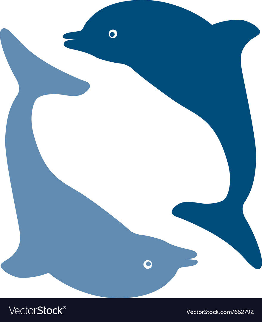 Dolphin Royalty Free Vector Image - VectorStock