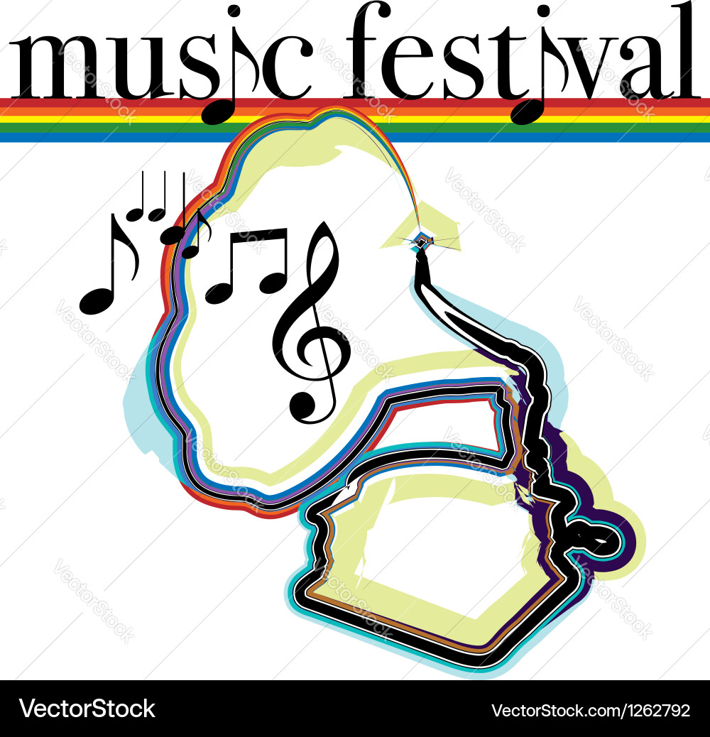 Music festival Royalty Free Vector Image - VectorStock