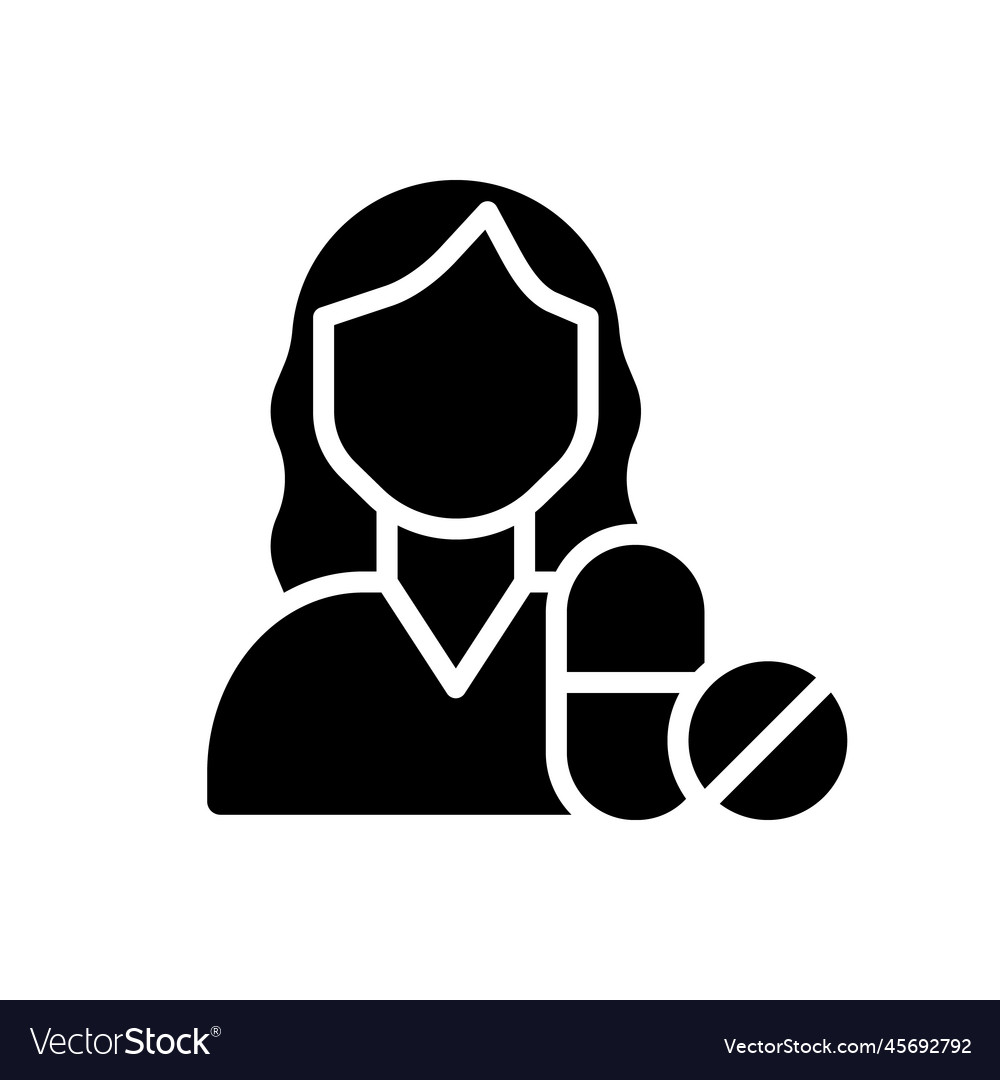 Therapy black glyph icon Royalty Free Vector Image Therapy black glyph icon Royalty Free Vector Image