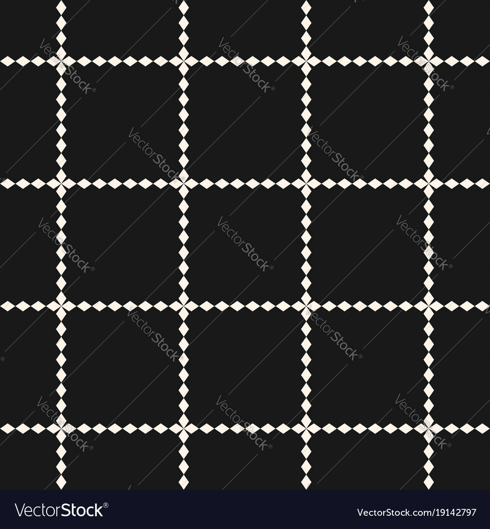 Abstract square grid geometric seamless pattern Vector Image