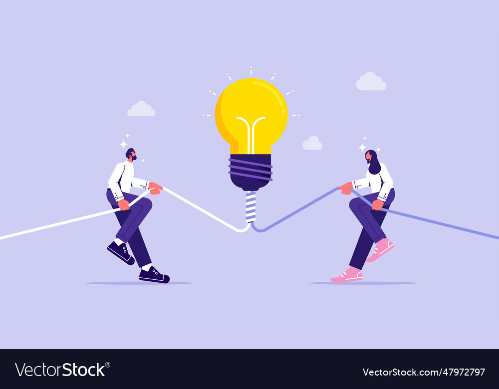 Integration and collaboration teamwork concept Vector Image