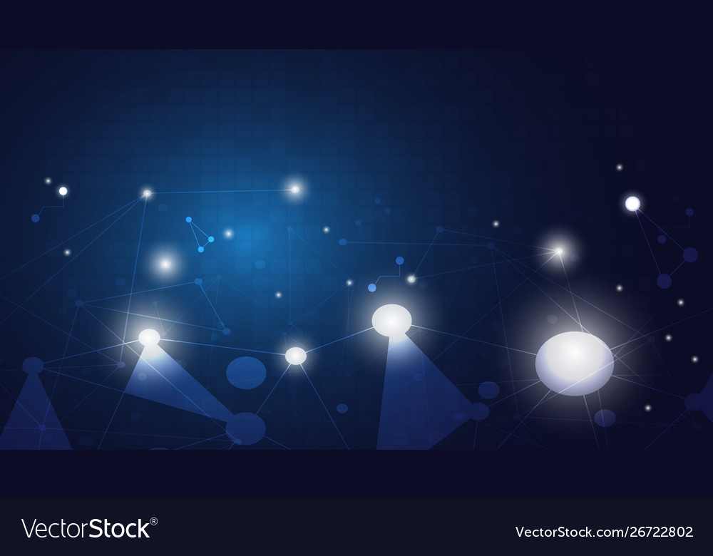 Network connection abstract background Royalty Free Vector