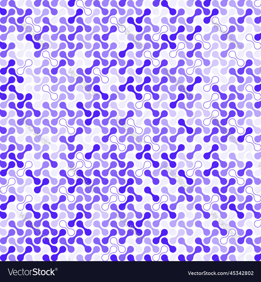 Seamless Metaball Violet Color Background Pattern Vector Image