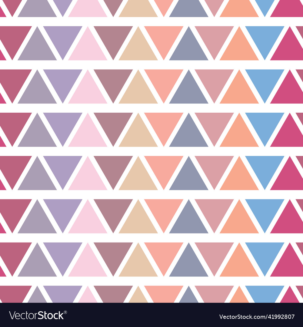 Abstract geometric pattern with triangles Vector Image