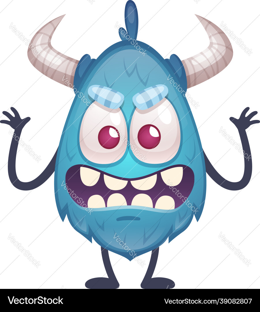 Cartoon monster Royalty Free Vector Image - VectorStock