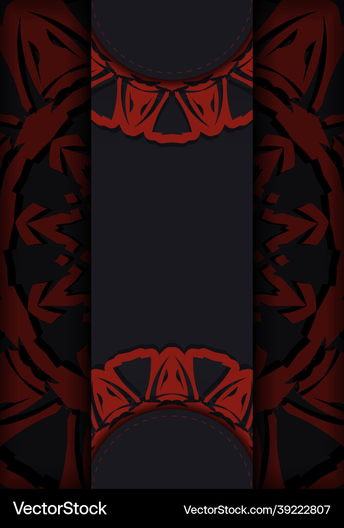 Invitation card design with place for your text Vector Image