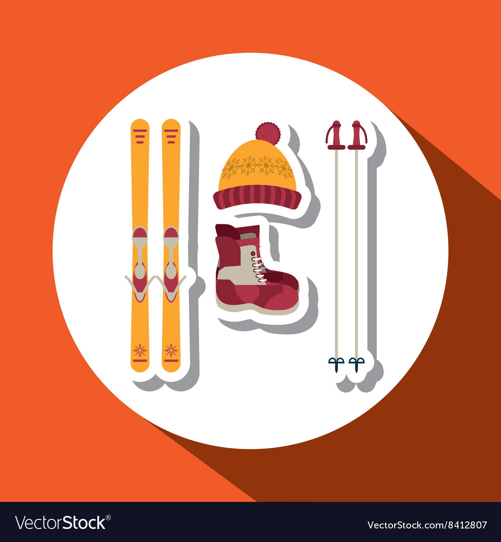 Ski sport design Royalty Free Vector Image - VectorStock
