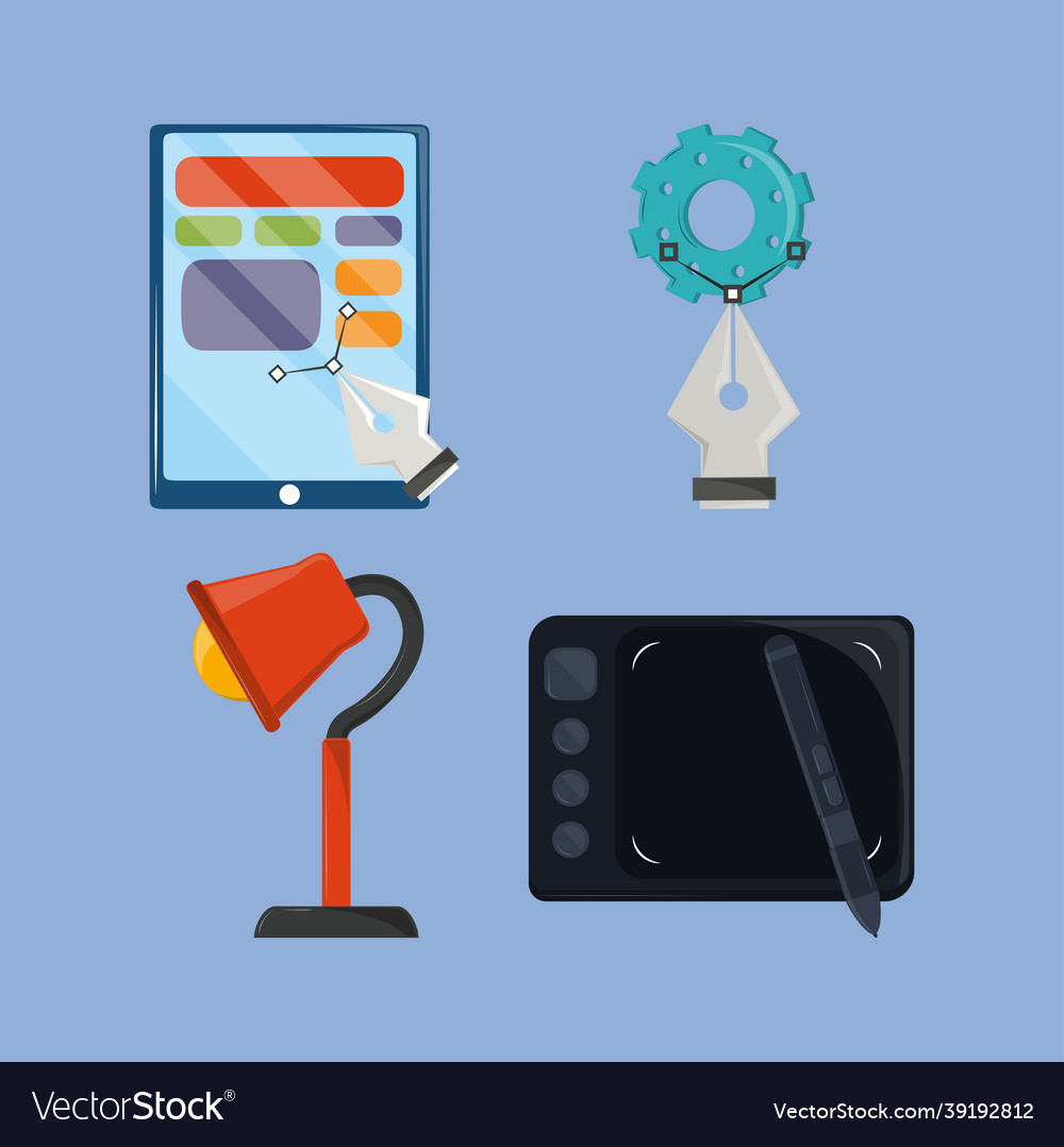 Icon tools web design Royalty Free Vector Image
