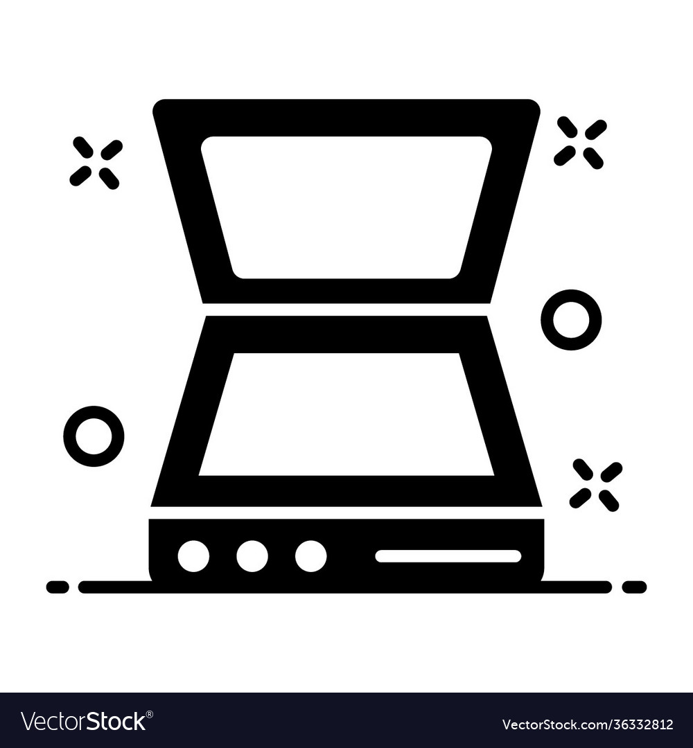 Scanner Royalty Free Vector Image - VectorStock