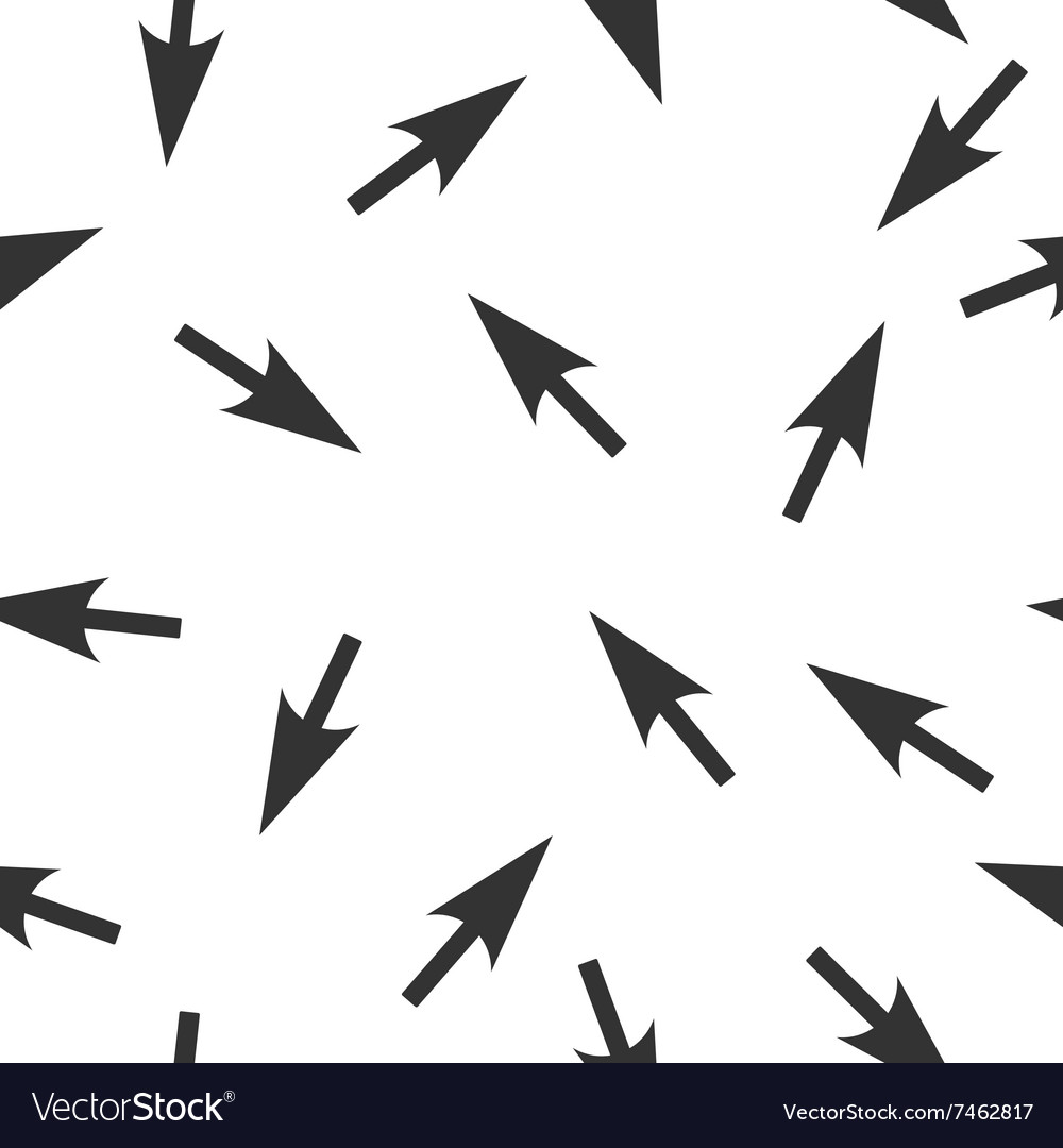 Arrows seamless flat pattern Royalty Free Vector Image