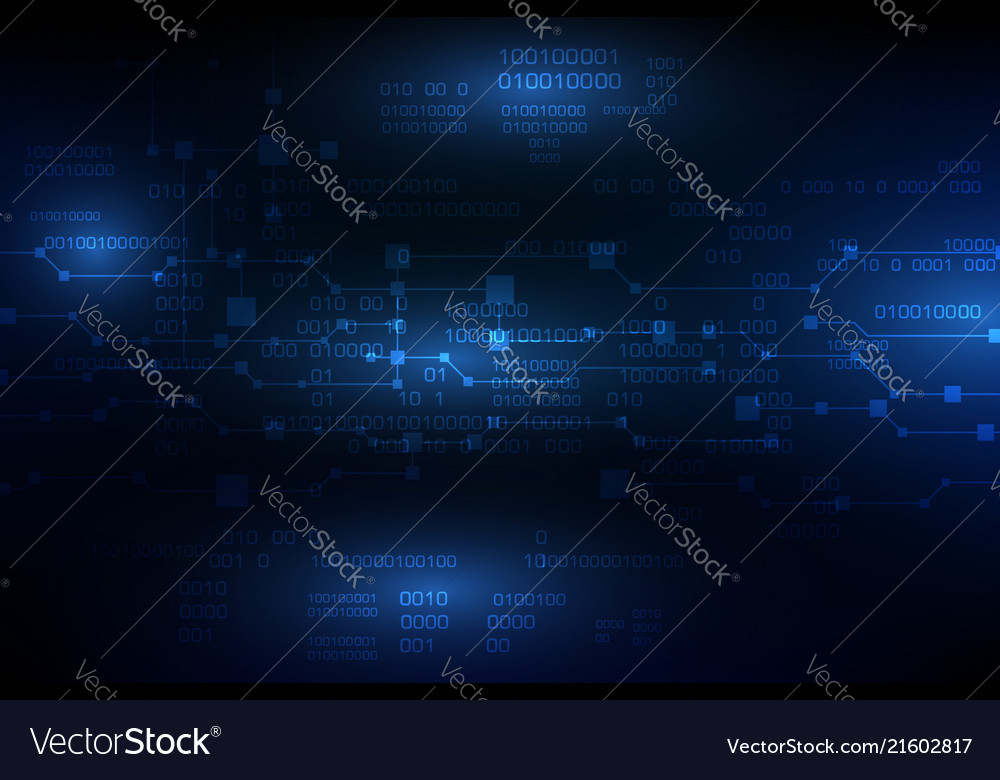 Blue future abstract technology background Vector Image Blue future abstract technology background Vector Image
