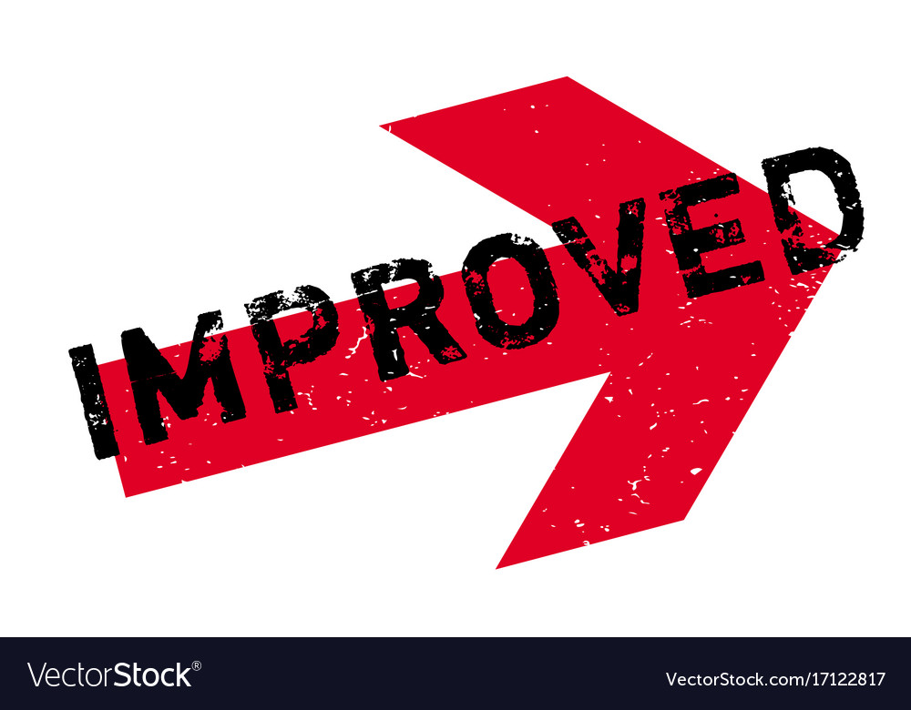 Improved rubber stamp Royalty Free Vector Image