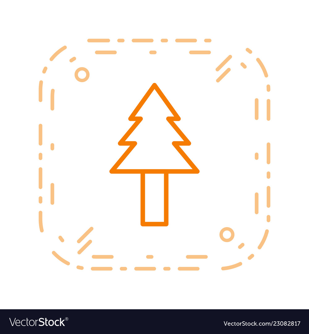 Pine tree icon Royalty Free Vector Image - VectorStock