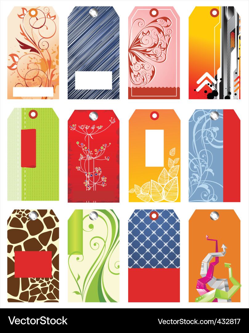 Set of sale tags Royalty Free Vector Image - VectorStock