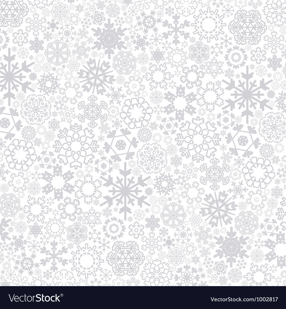 Snowflakes pattern background Royalty Free Vector Image