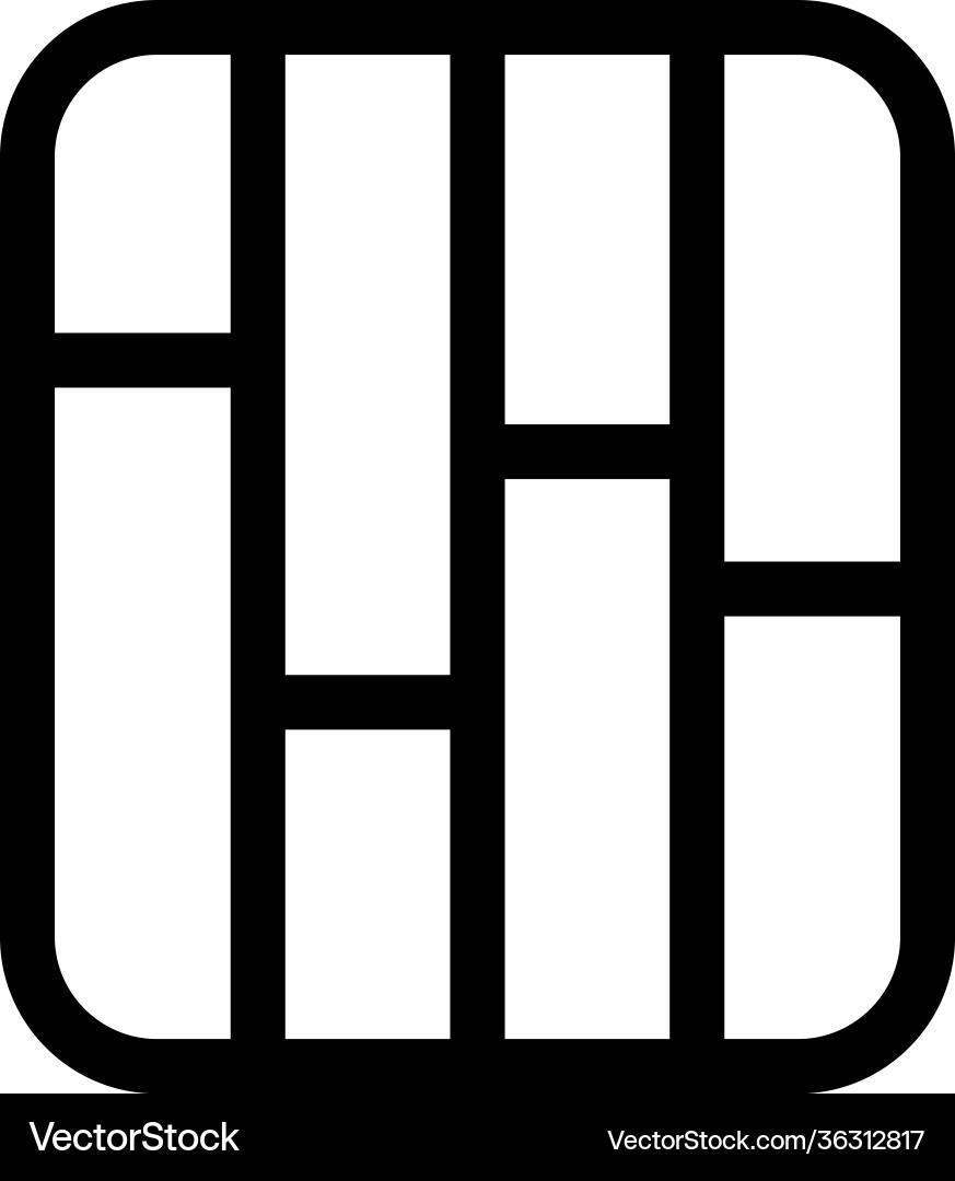 Timber icon or logo isolated sign symbol Vector Image