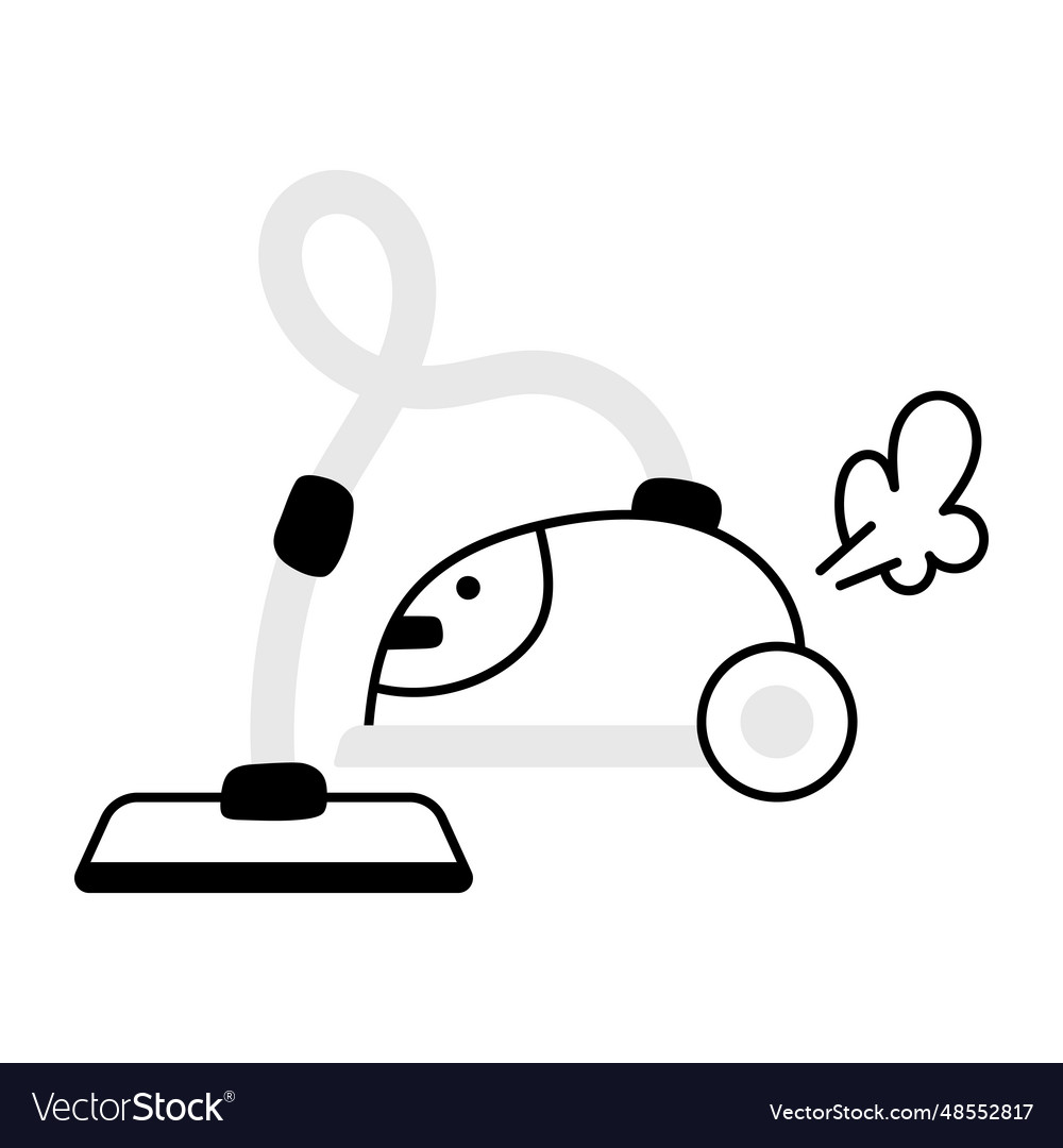 Vacuum machine Royalty Free Vector Image - VectorStock
