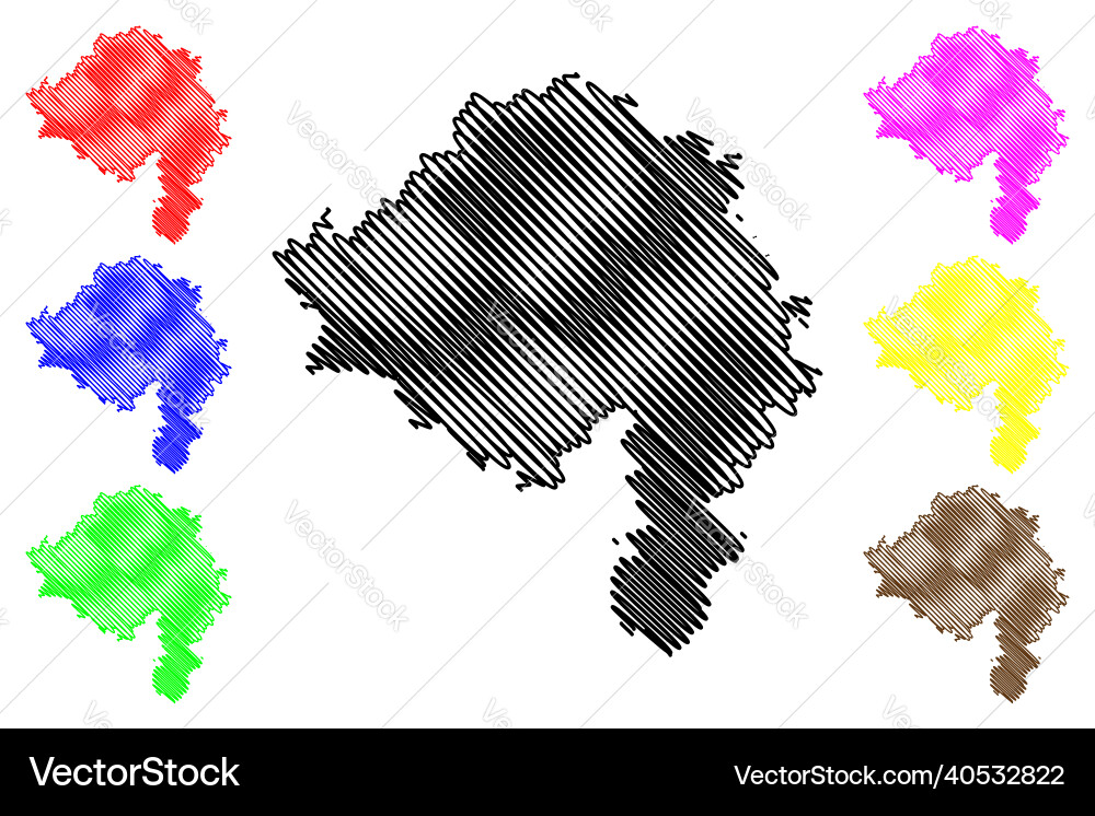 Bhind district madhya pradesh state chambal Vector Image