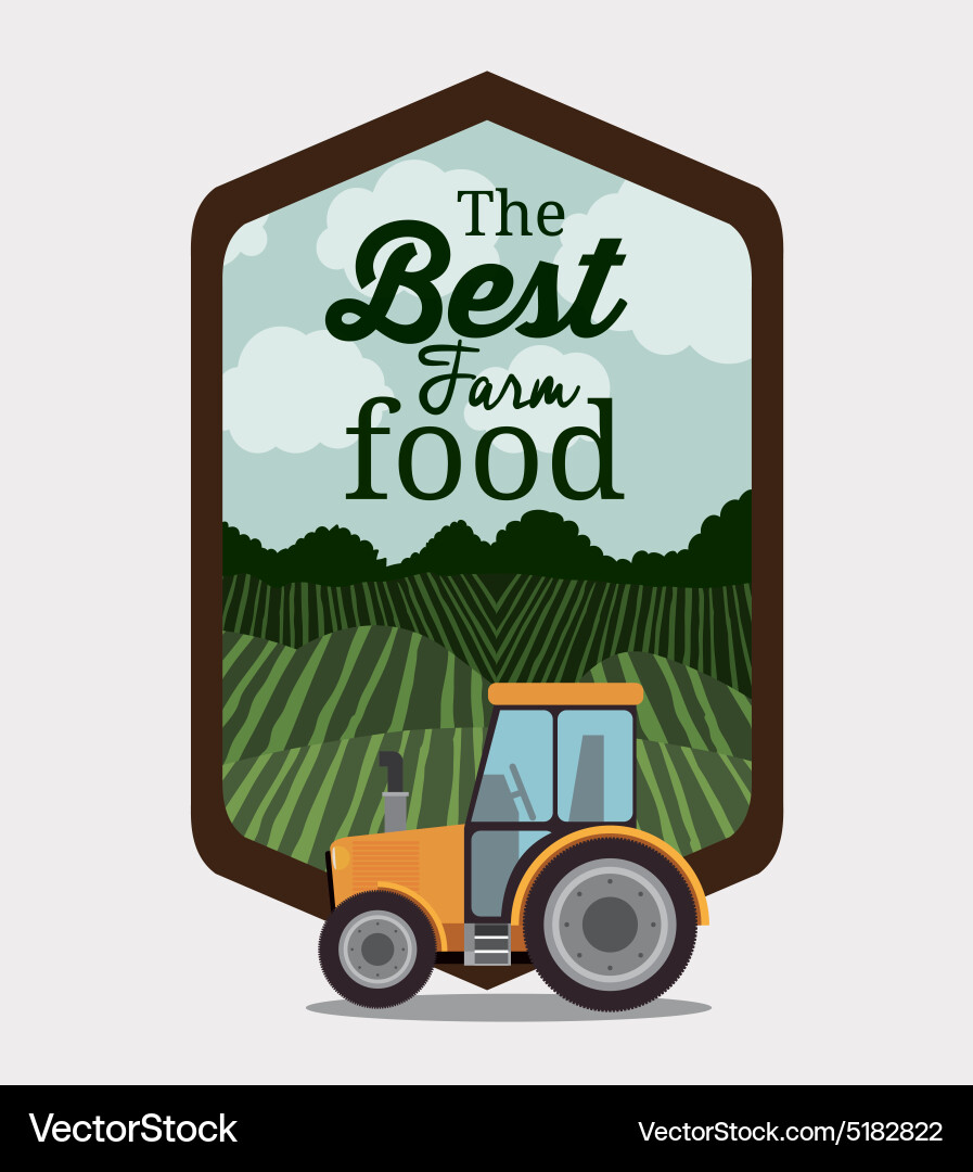 Farm food design Royalty Free Vector Image - VectorStock