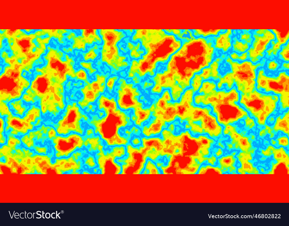 Heat map pattern abstract thermal spectrum Vector Image