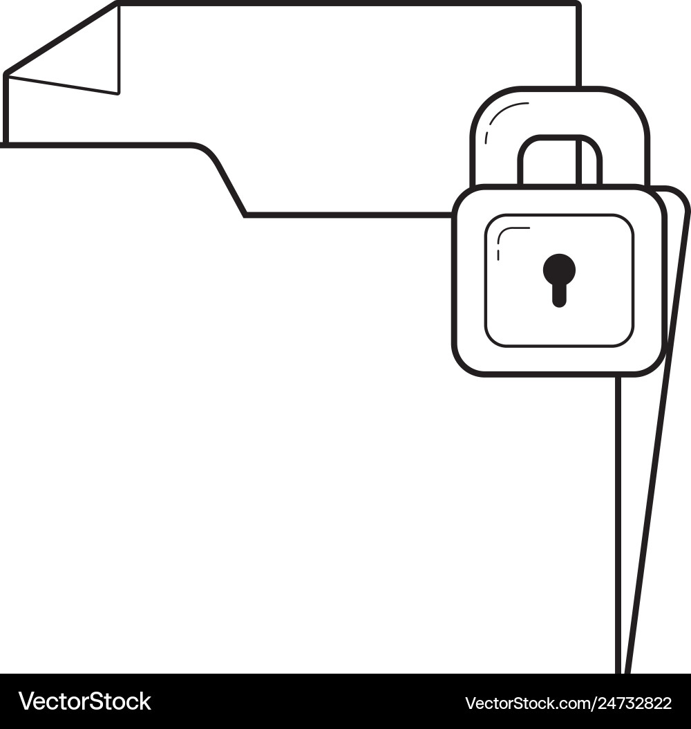 Security system cartoon Royalty Free Vector Image