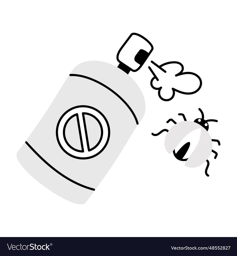 Bug spray Royalty Free Vector Image - VectorStock