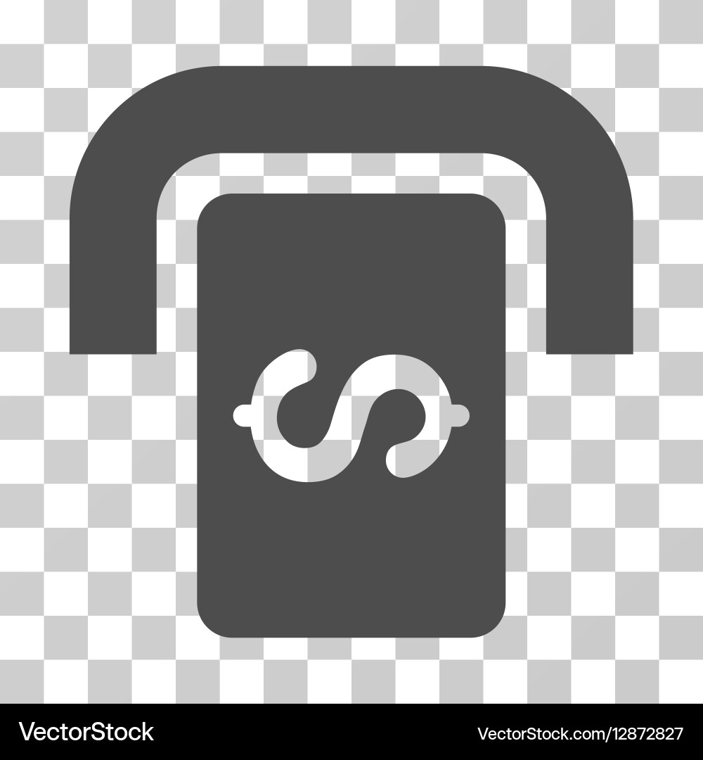 Cashpoint terminal icon Royalty Free Vector Image
