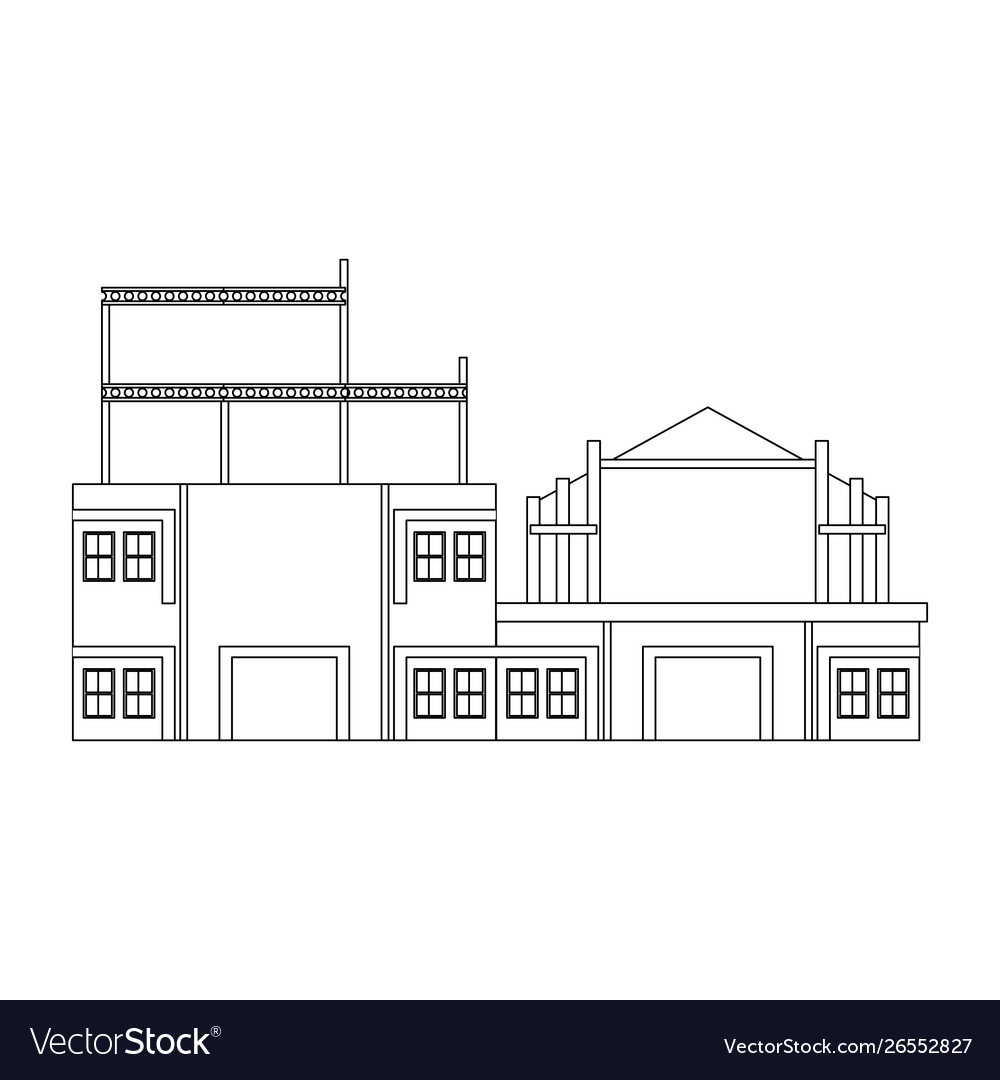 Construction architectural engineering work Vector Image